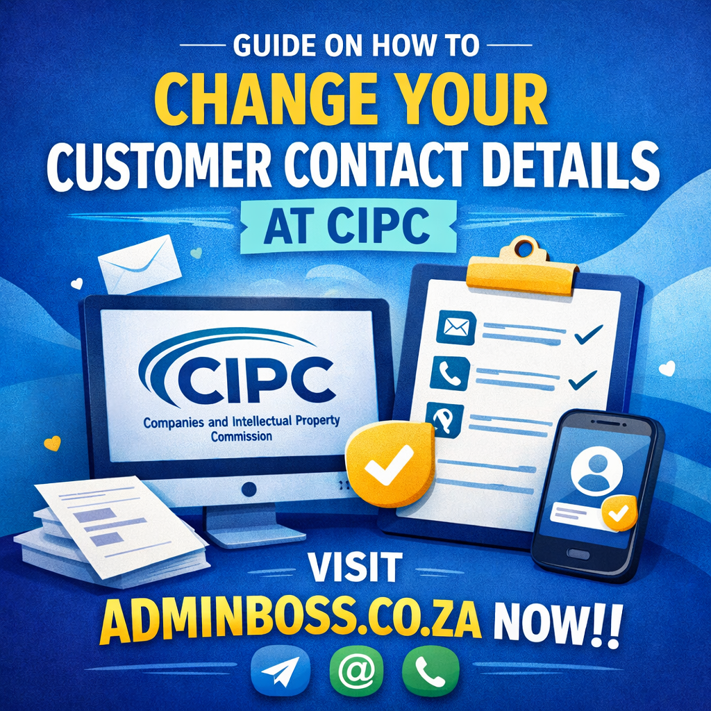 How to Update Your Customer Contact Details at CIPC in South Africa ...