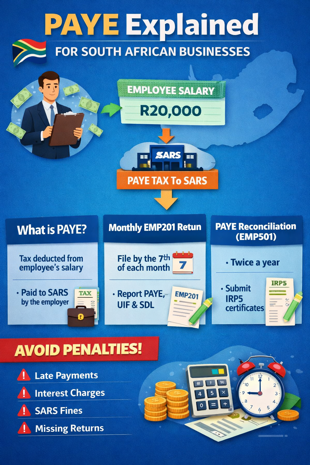 PAYE (Pay-As-You-Earn) in South Africa: A Guide for Small Businesses