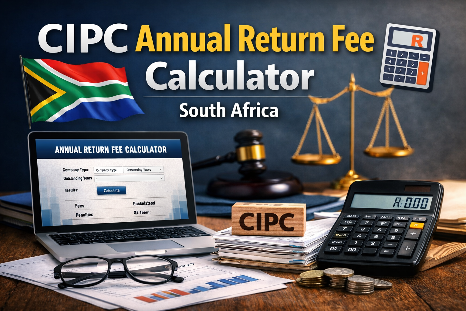 CIPC Annual Return Fee Calculator South Africa | Admin Boss