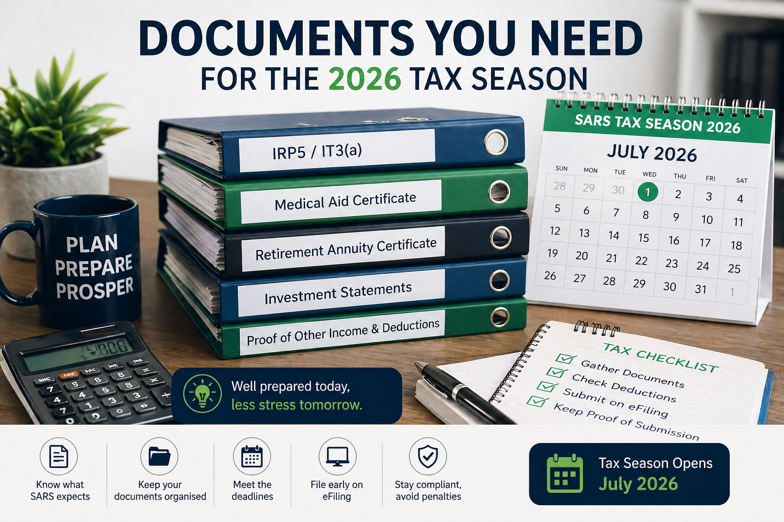 2026 Tax Season South Africa – Documents, Deadlines & SARS Filing Guide